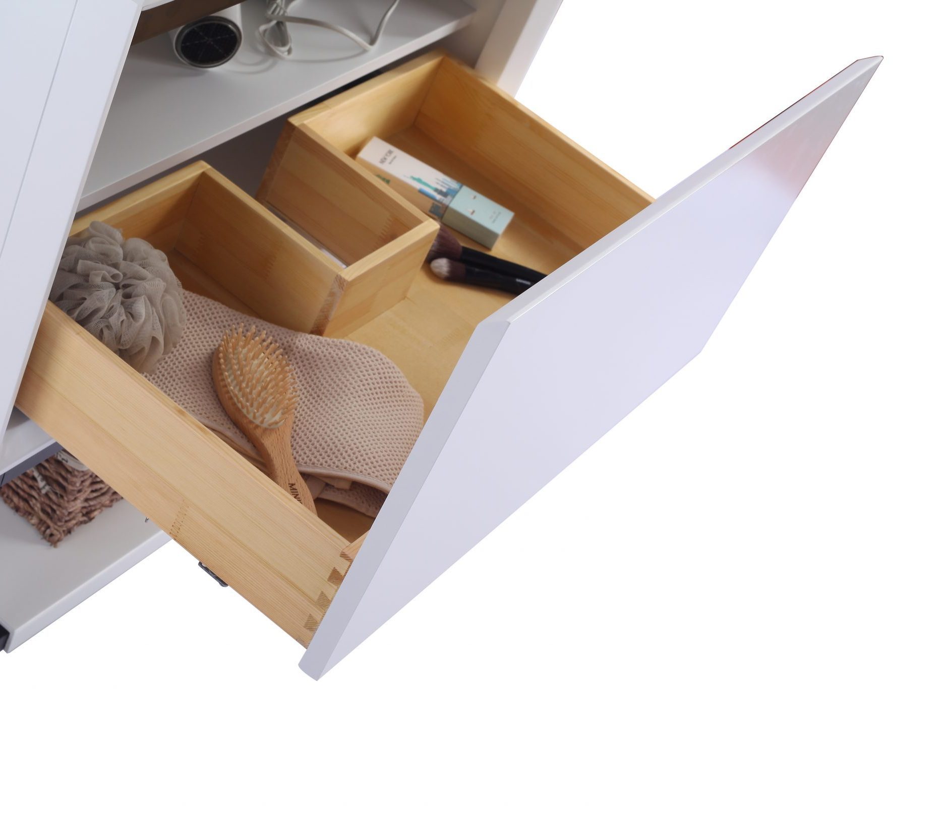 Why do some of the vanity models have plumbing cut-outs in the top ...